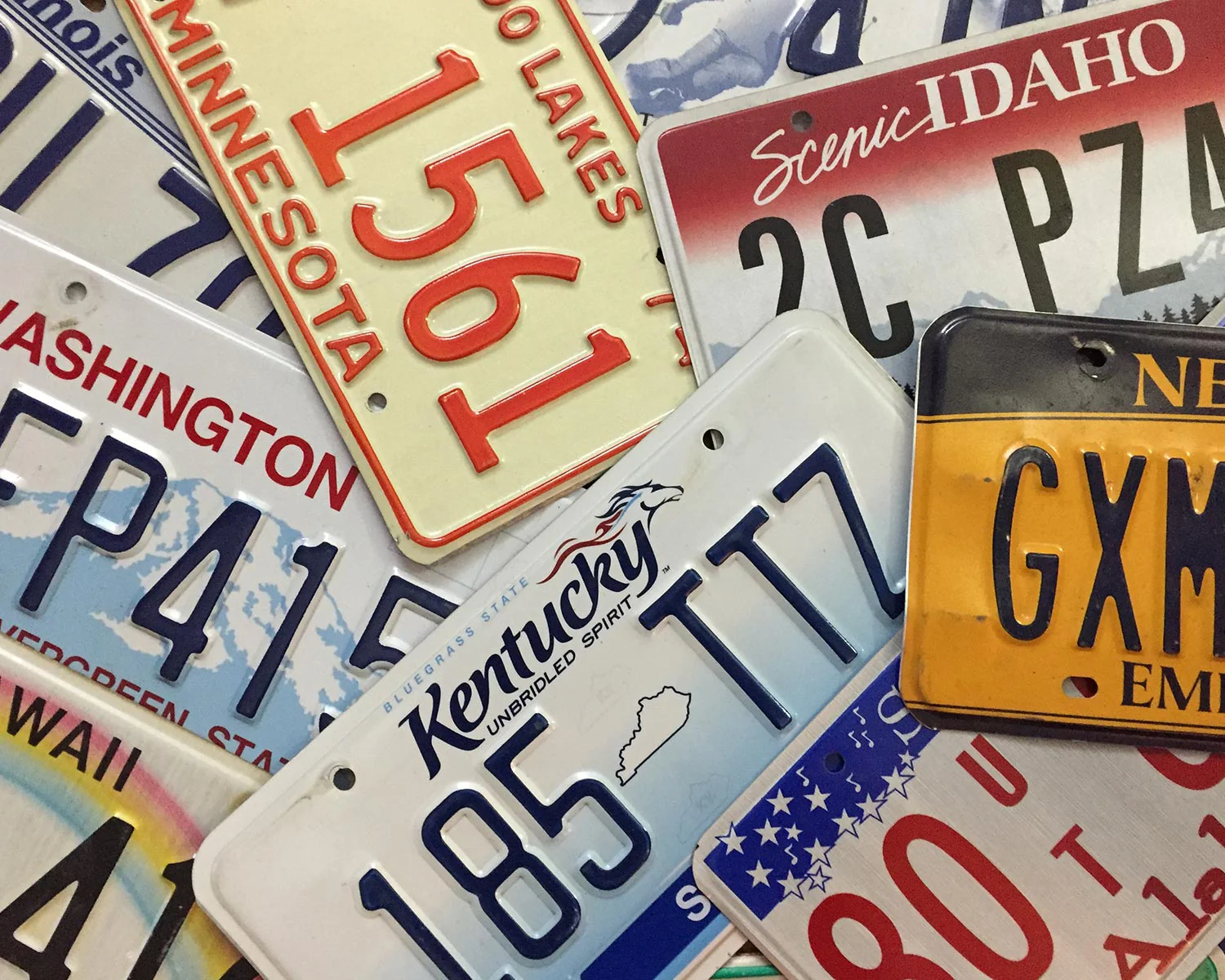 Top 6 Vintage Plates Under $50 from a License Plates Shop